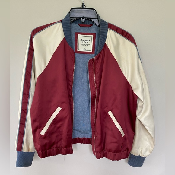Abercrombie & Fitch | Jackets & Coats | Abercrombie Fitch Vintage Bomber Jacket Size S | Poshmark